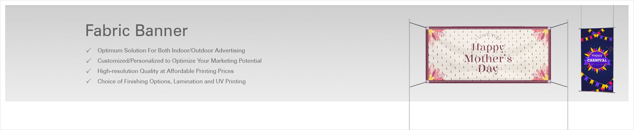 Custom cloth fabric banners Online | Bannerbuzz.com