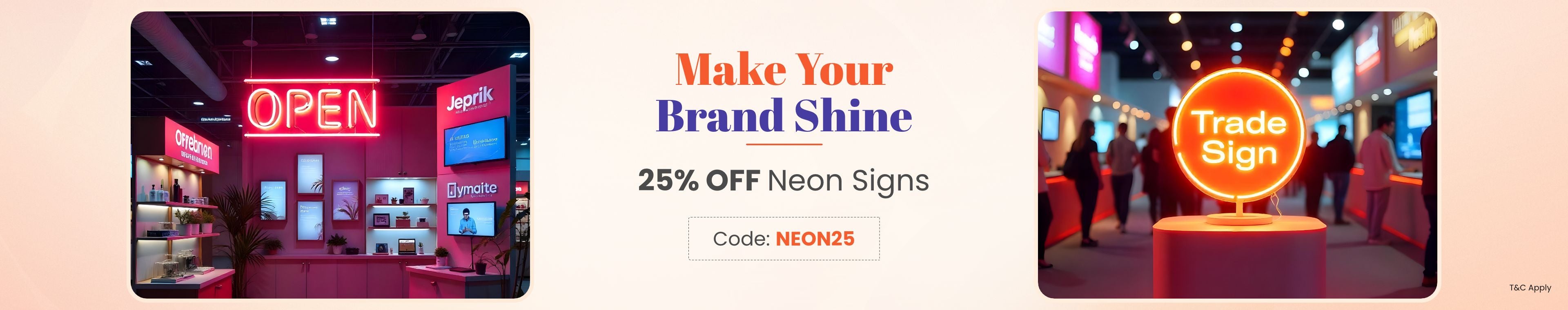 Custom Neon Signs, LED Neon Lights for Sale | BannerBuzz AU