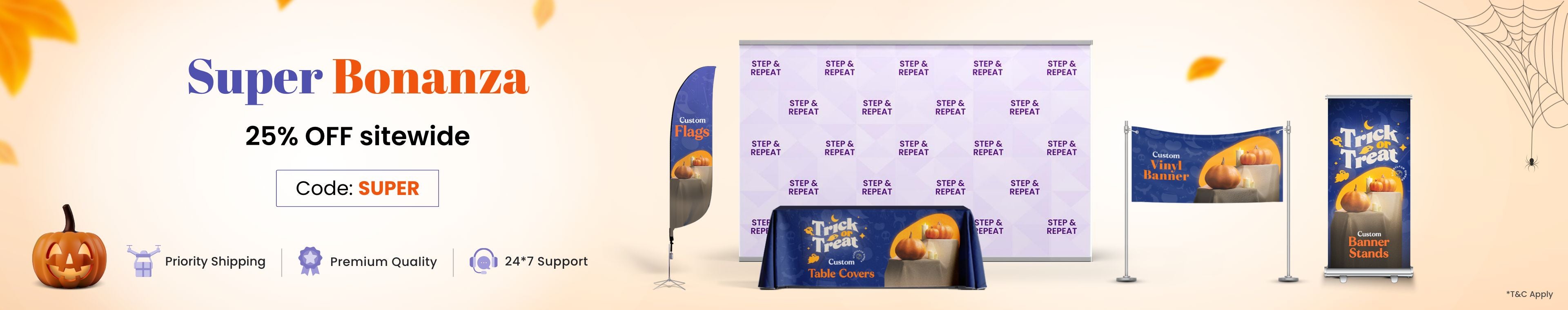 Super Bonanza | Sale on Premium Quality Signs and Displays | Free ...