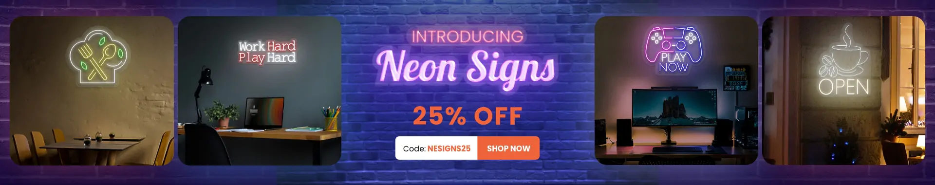 Get Neon signs for Wall Decor At Lowest Price | Bannerbuzz AU