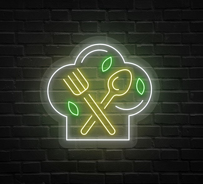 Sturdy Kitchen Open Late Neon Sign | Printed Kitchen Open Late Neon ...