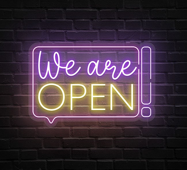 Buy Open Neon Signs at Lowest Price | Bannerbuzz AU
