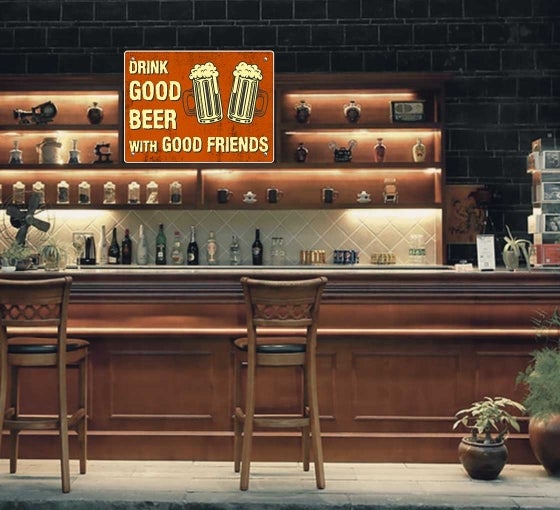 Custom Bar Signs, Metal Bar Signs- Up to 30% off | BannerBuzz