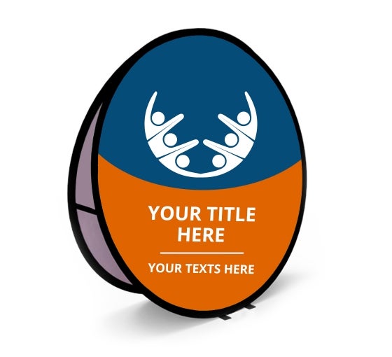 Circle Pop Up Banners | Custom Banners Online