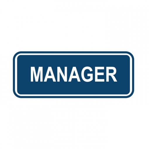 Shop Manager Signs | BannerBuzz Australia