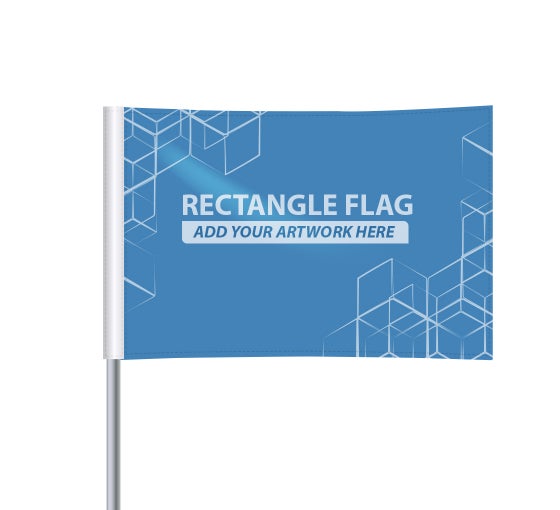 Rectangle Flags - Custom Flag Printing & Get 30% OFF | BannerBuzz AU