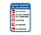 School Property Sign | School Rules Signs | BannerBuzz
