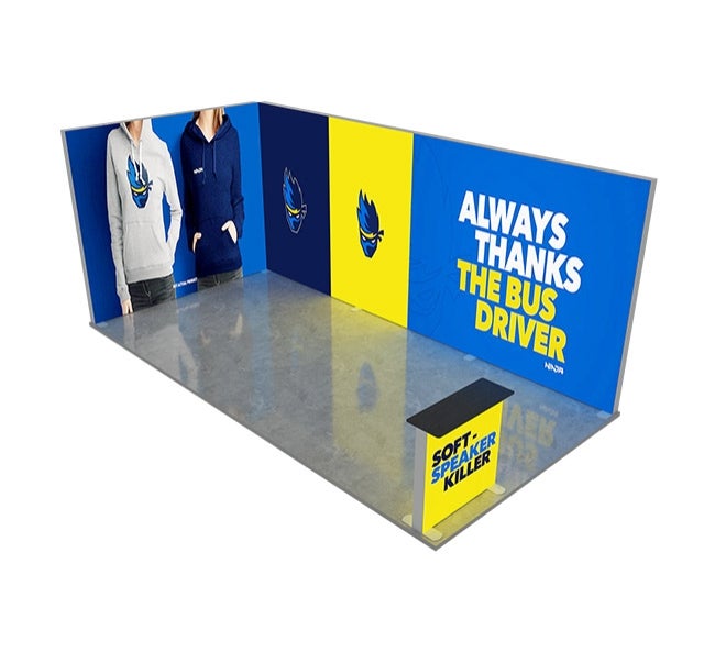 Sturdy 20ft Backlit Trade Show Display - Design 4 | Printed 20ft ...