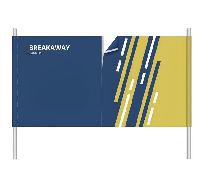 Breakaway Banners- Order Custom Breakaway Sports Banners at BannerBuzz