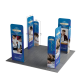 3m Magnetic Modular Fabric Displays - L Shape Four Corner Kit ...