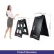 Black Plasticade Signicade for Outdoor & Indoor - BannerBuzz